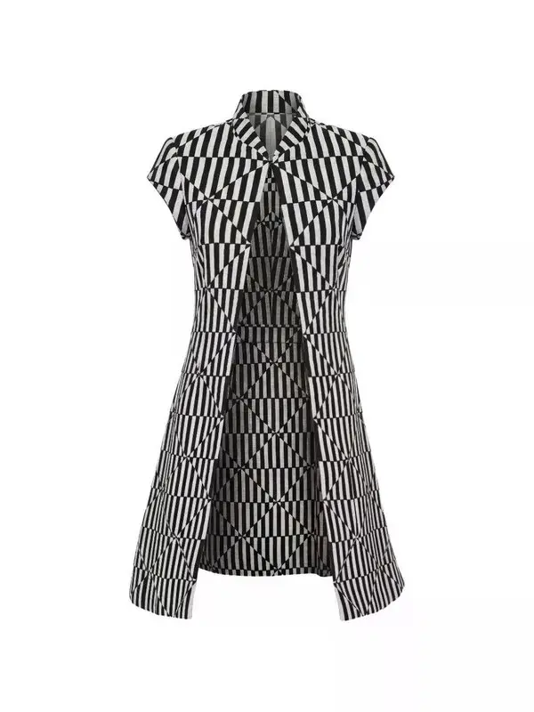 Gareth Pugh Geometric Pattern Frock Coat