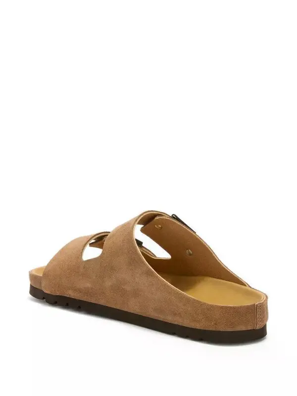 DR. SCHOLL'S SHOES Buckle-fastening Suede Sandals