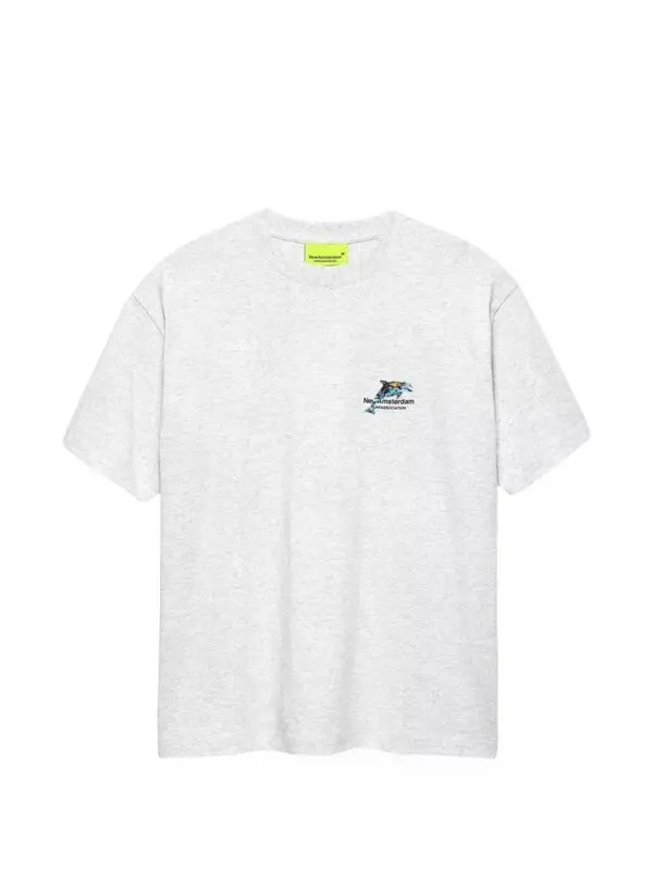 NEW AMSTERDAM SURF ASSOCIATION Dolphin Cotton T-shirt