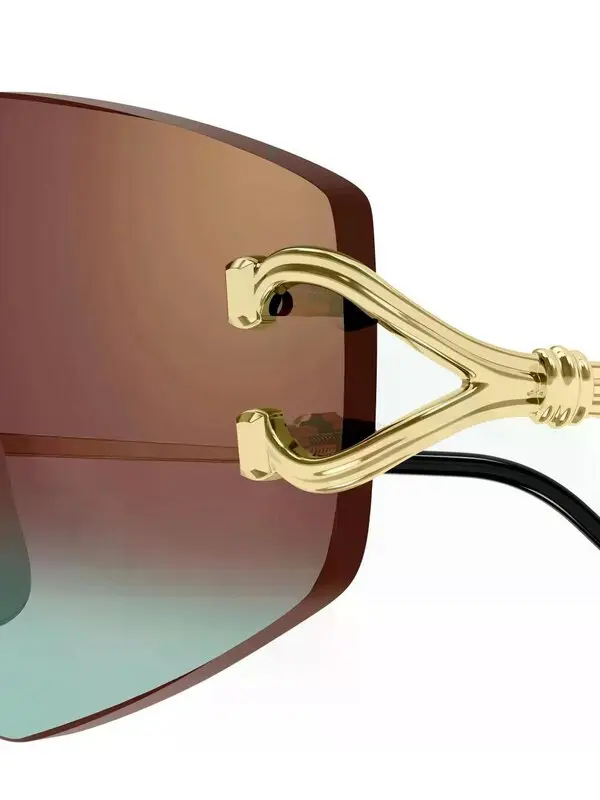 Cartier Rimless Sunglasses