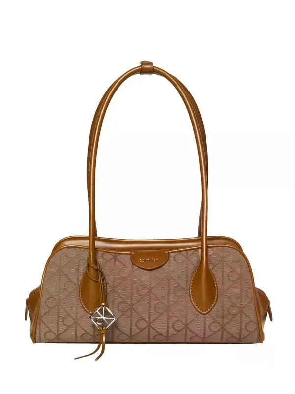 Calvin Klein Emblem Monogram-pattern Tote Bag