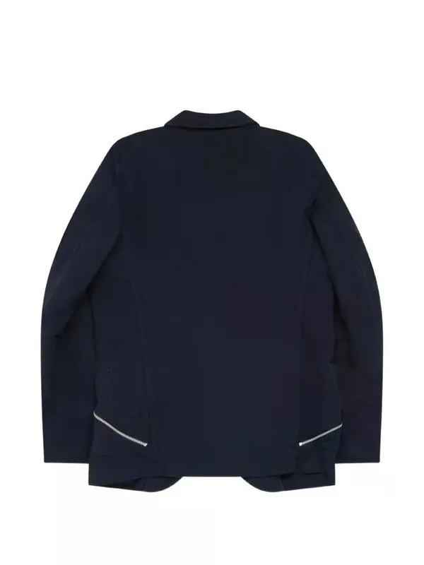 Comme Des Garçons Single-breasted Zip-detail Blazer
