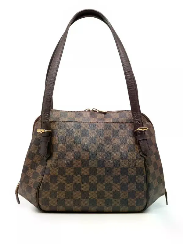 LOUIS VUITTON Damier Ebene Belem Mm Shoulder Bag - Brown