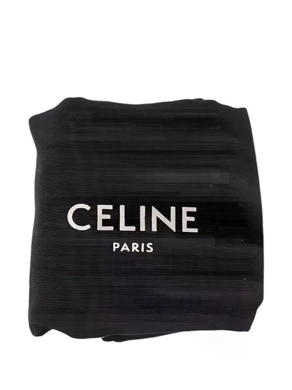 Celine Smooth Calfskin Logo Triangle Crossbody Bag