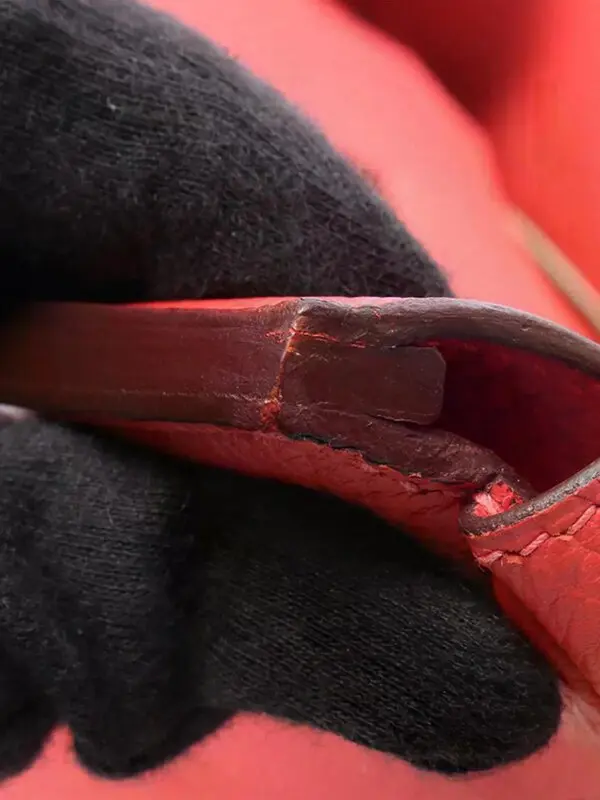 Hermès 30 Birkin Retourne Handbag - Red