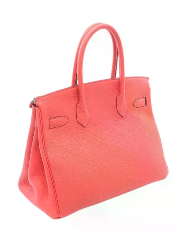 Hermès 30 Birkin Retourne Handbag - Red