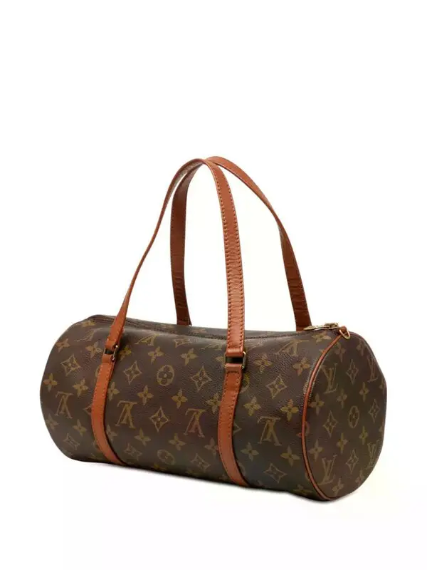 LOUIS VUITTON Monogram Papillon 30 Handbag - Brown