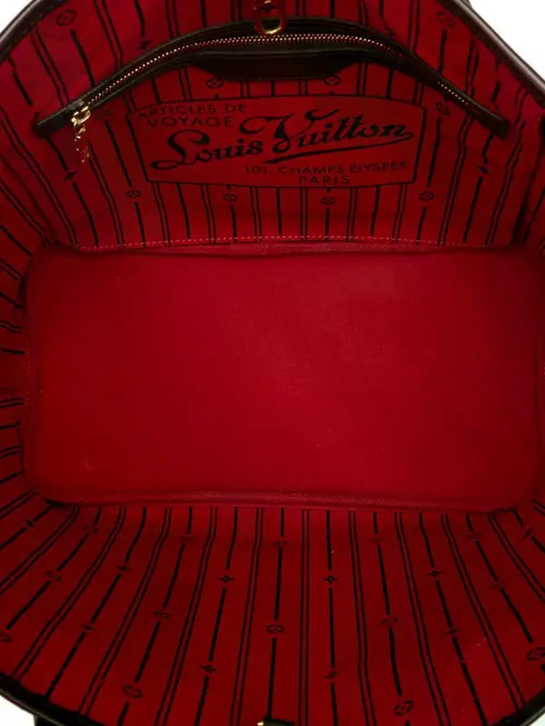 LOUIS VUITTON Damier Ebene Neverfull Mm Tote Bag