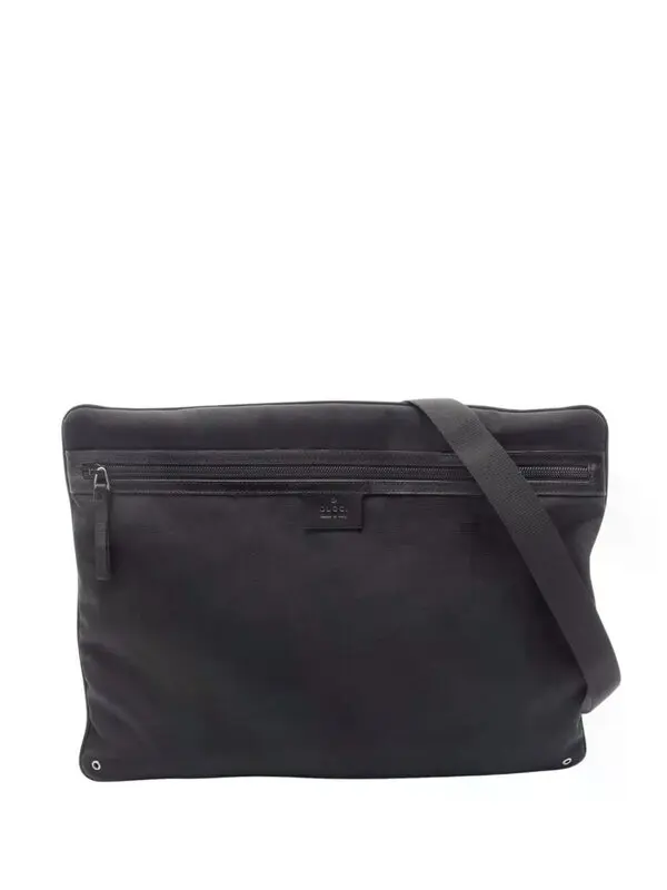 Gucci Canvas Flat Messenger Bag