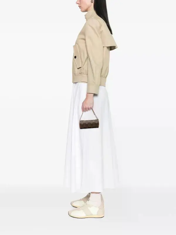 LOUIS VUITTON Monogram Papillon Pochette Handbag - Brown