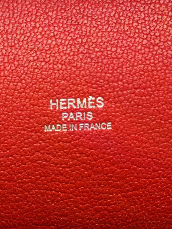 Hermès Clemence Jypsiere 28 Bag - Red
