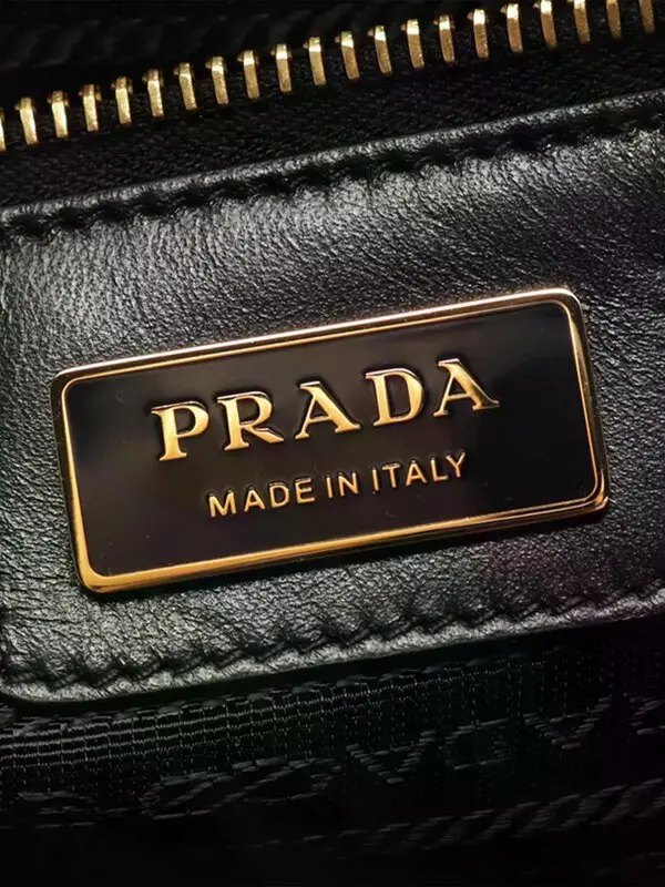 Prada Saffiano Trimmed Re-nylon Re-edition 1978 Satchel - Black