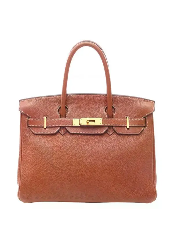 Hermès 2005 Clemence Birkin Retourne 30 Handbag - Brown