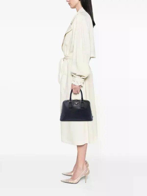 Prada Saffiano Lux Promenade Satchel - Black