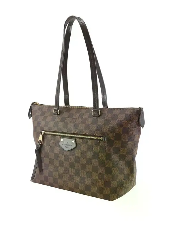 LOUIS VUITTON Damier Ebene Iena Pm Tote Bag - Brown