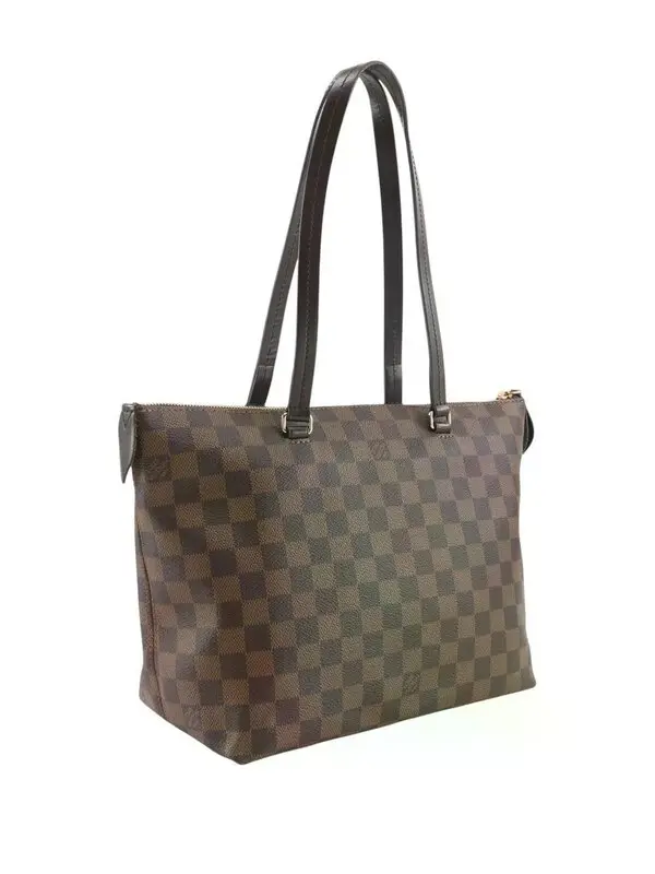 LOUIS VUITTON Damier Ebene Iena Pm Tote Bag - Brown