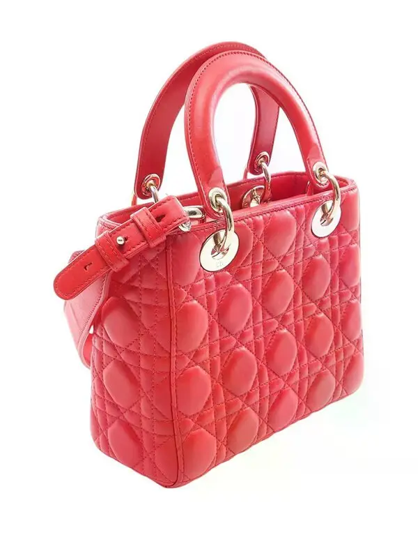 Dior Lady Satchel - Red