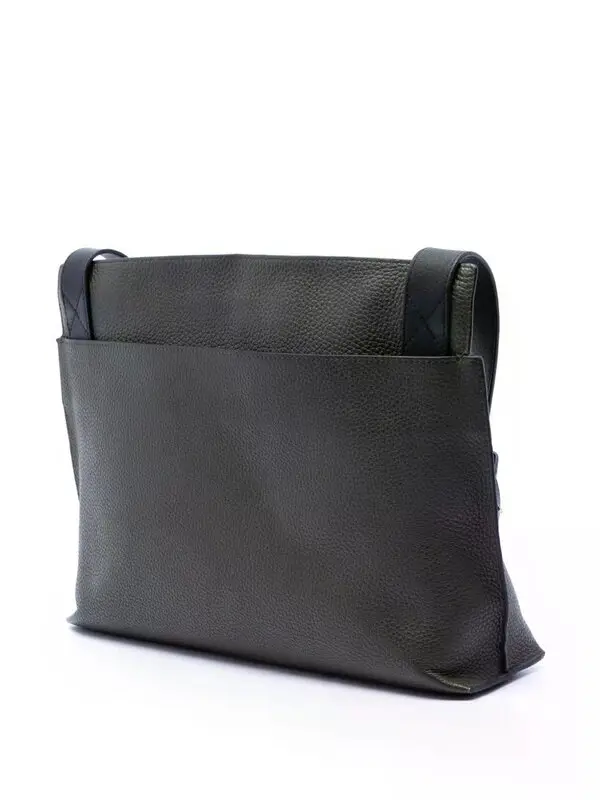 Loewe Leather Anagram T Pouch Crossbody Bag - Green