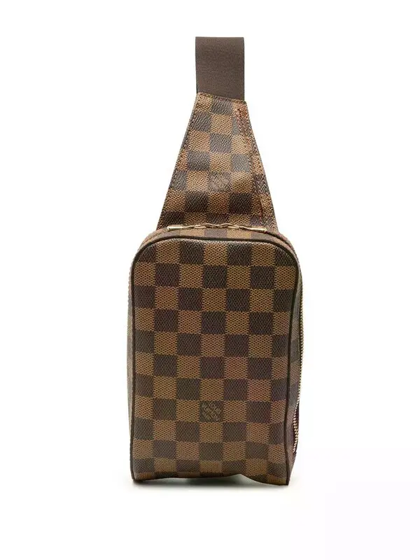LOUIS VUITTON Damier Ebene Geronimos Crossbody Bag