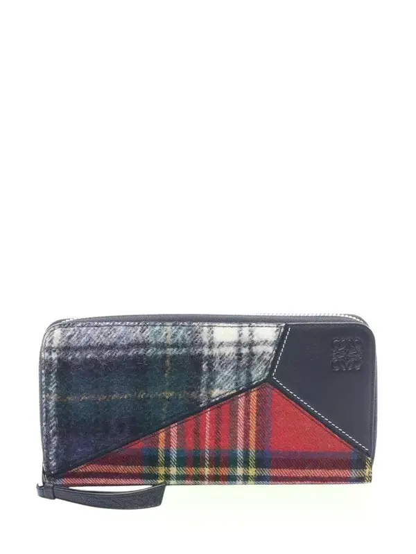 Loewe 2010-2026 Wool And Leather Puzzle Wallet Long Wallets - Multicolour