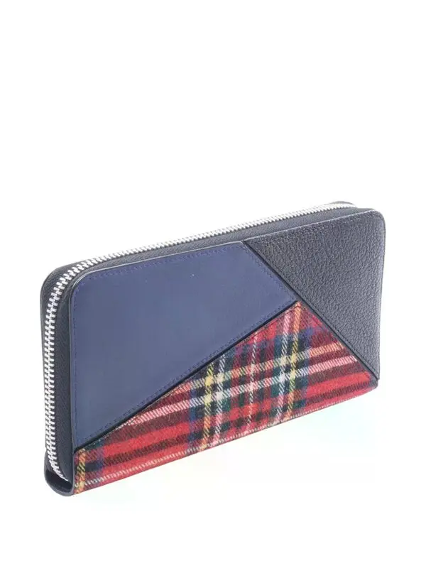 Loewe 2010-2026 Wool And Leather Puzzle Wallet Long Wallets - Multicolour