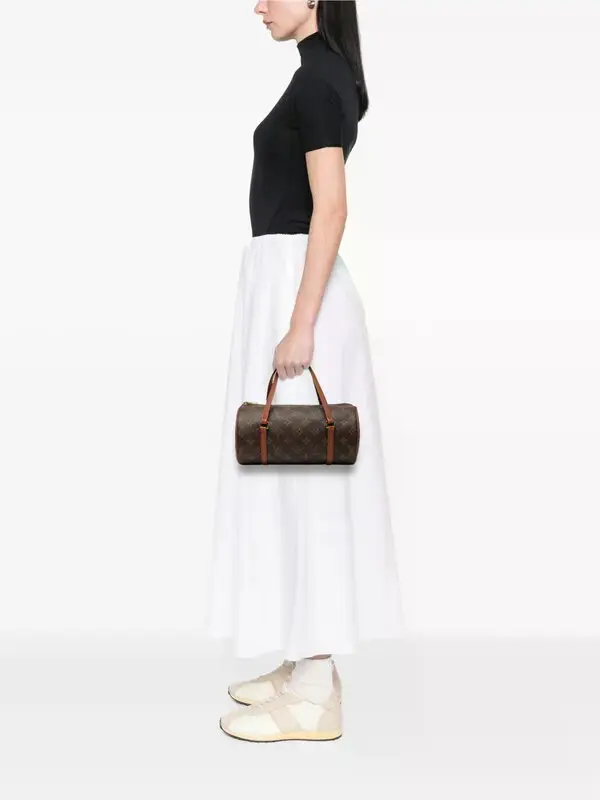 LOUIS VUITTON 1994 Monogram Papillon 26 Handbag - Brown