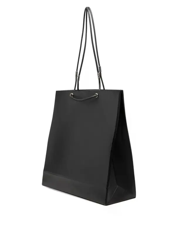 Fendi Medium Leather Shopping Satchel - Black