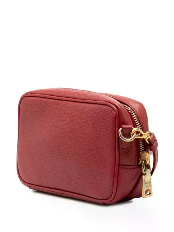 Prada Mini Saffiano Camera Bag - Red