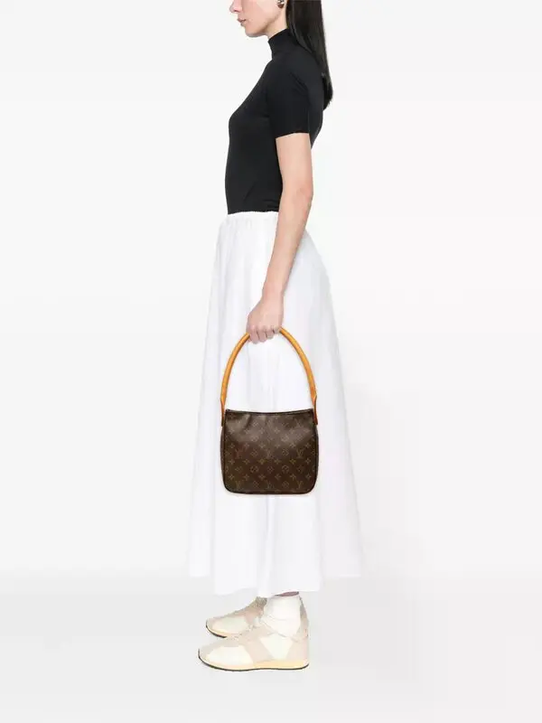 LOUIS VUITTON Monogram Looping Mm Shoulder Bag - Brown