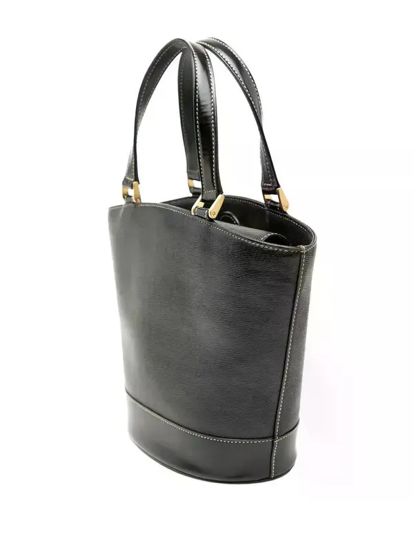 Burberry 20th Century Leather Bucket Bag