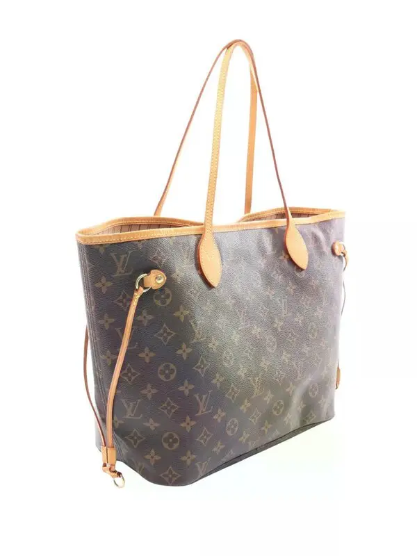 LOUIS VUITTON Monogram Neverfull Mm Tote Bag - Brown