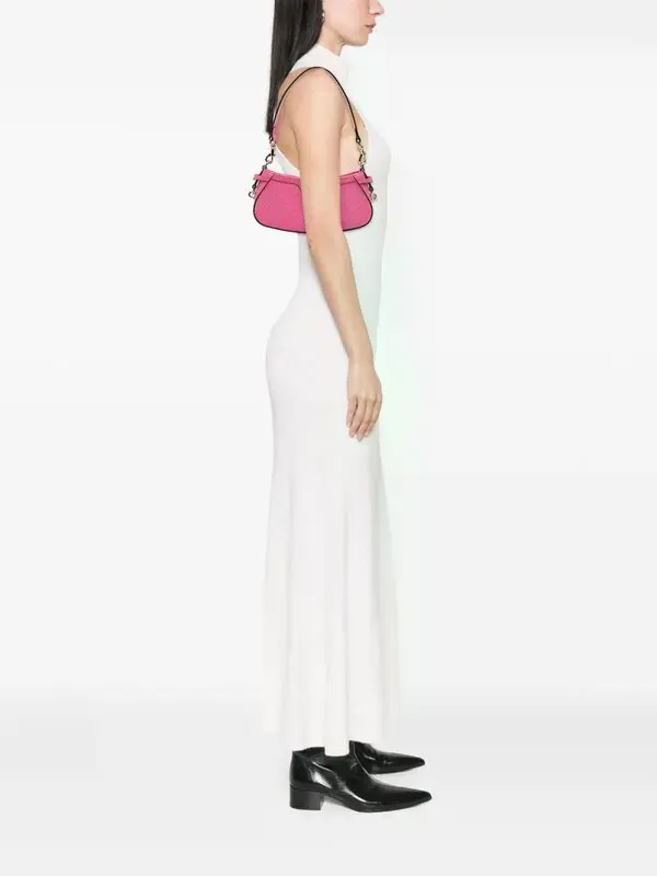 Gucci Mini Gg Canvas Moon Side Shoulder Bag - Pink