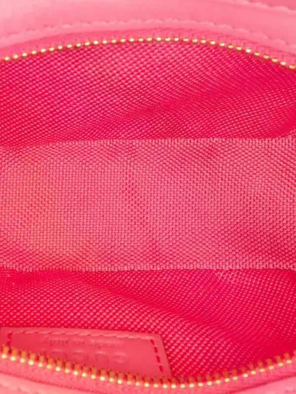 Gucci Mini Gg Canvas Moon Side Shoulder Bag - Pink