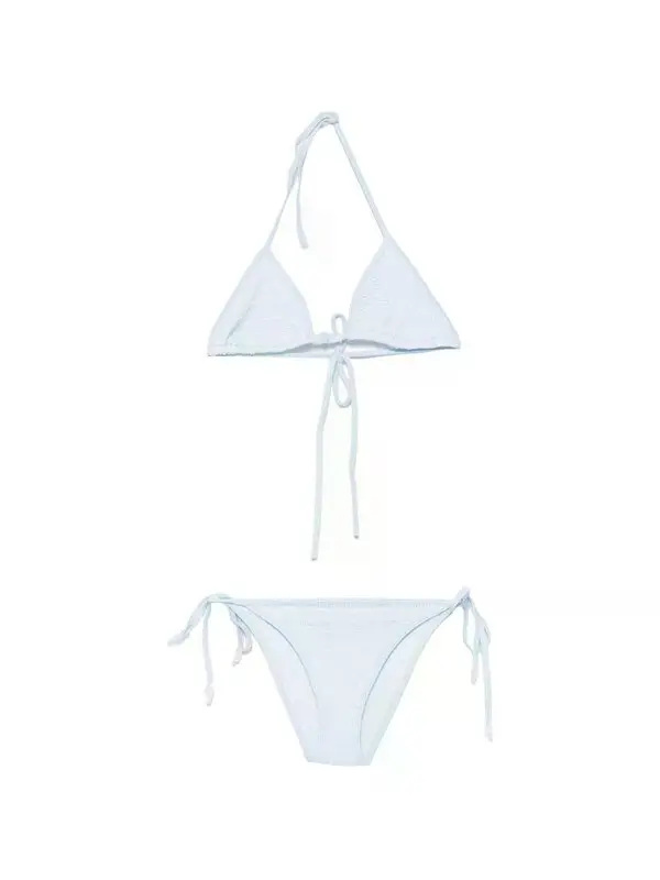 Hunza G Gina Beaded Bikini - Blue