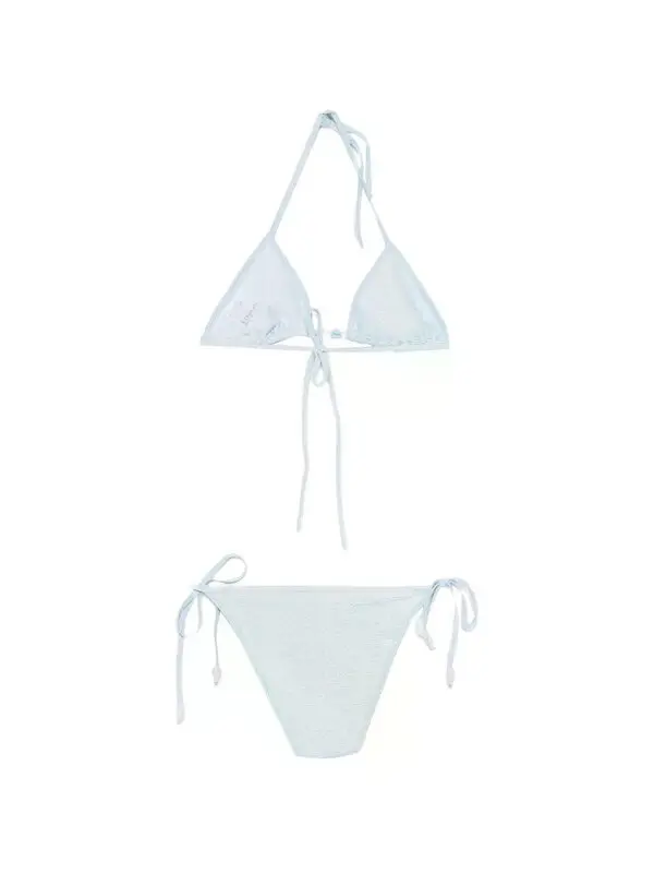 Hunza G Gina Beaded Bikini - Blue