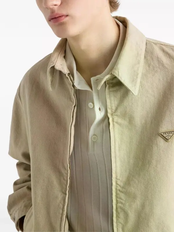 Prada Old Denim Blouson Jacket