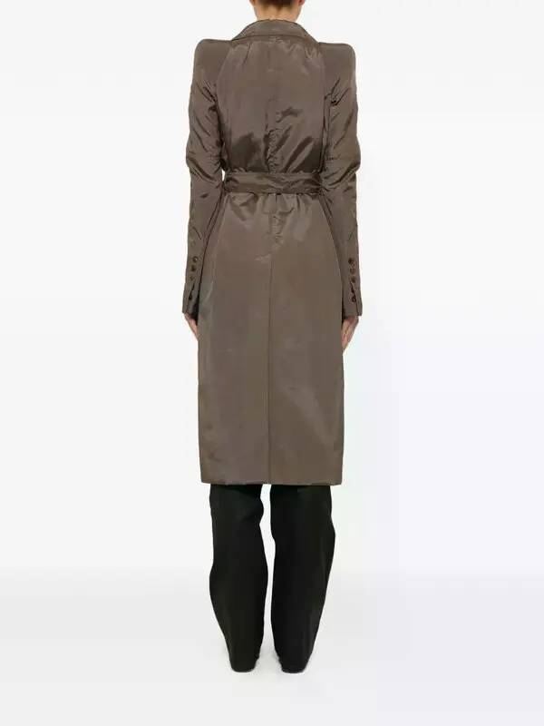 Rick Owens Maria Asymmetric Trench Coat