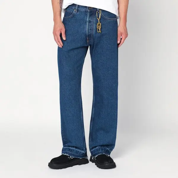 DARKPARK Straight Leg Jeans With Detachable Keychain