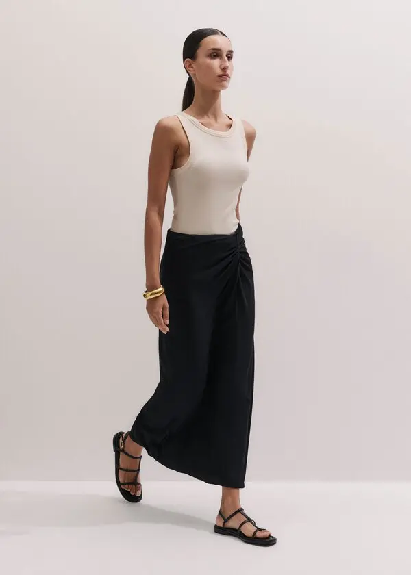 ME+EM Knot Detail Maxi Skirt