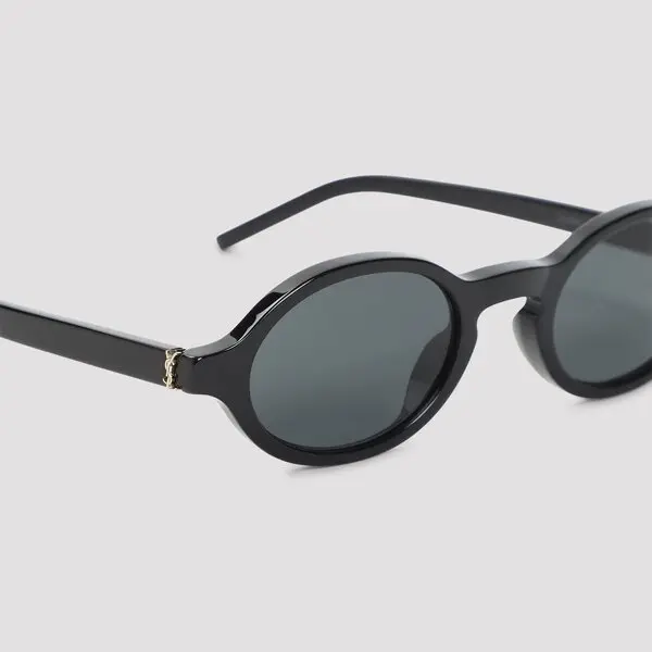 Saint Laurent Oval Sunglasses - Black
