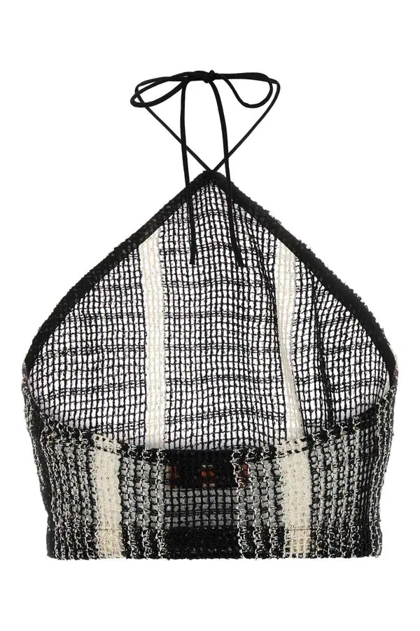 Missoni Embroidered Mesh Top - Multicolor