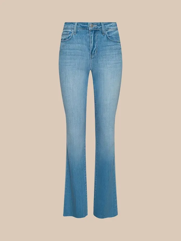 L'Agence Ruth Straight-leg Jean In Light Indigo