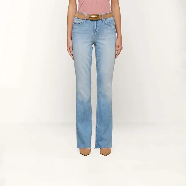 L'AGENCE Ruth Straight-leg Jean In Light Indigo
