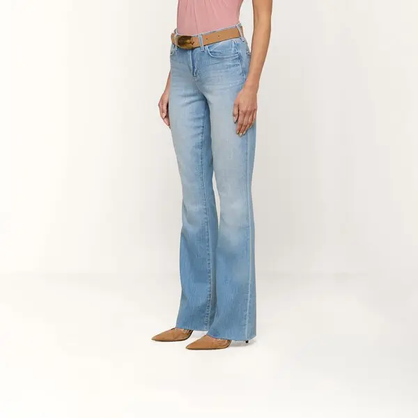 L'AGENCE Ruth Straight-leg Jean In Light Indigo