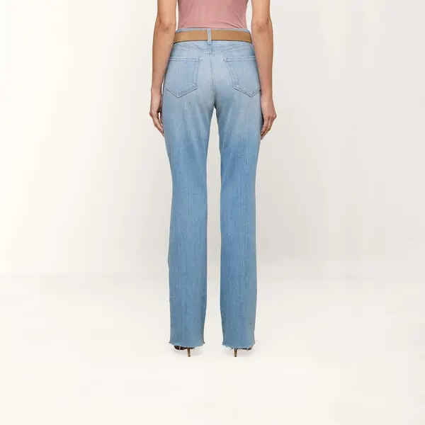 L'AGENCE Ruth Straight-leg Jean In Light Indigo