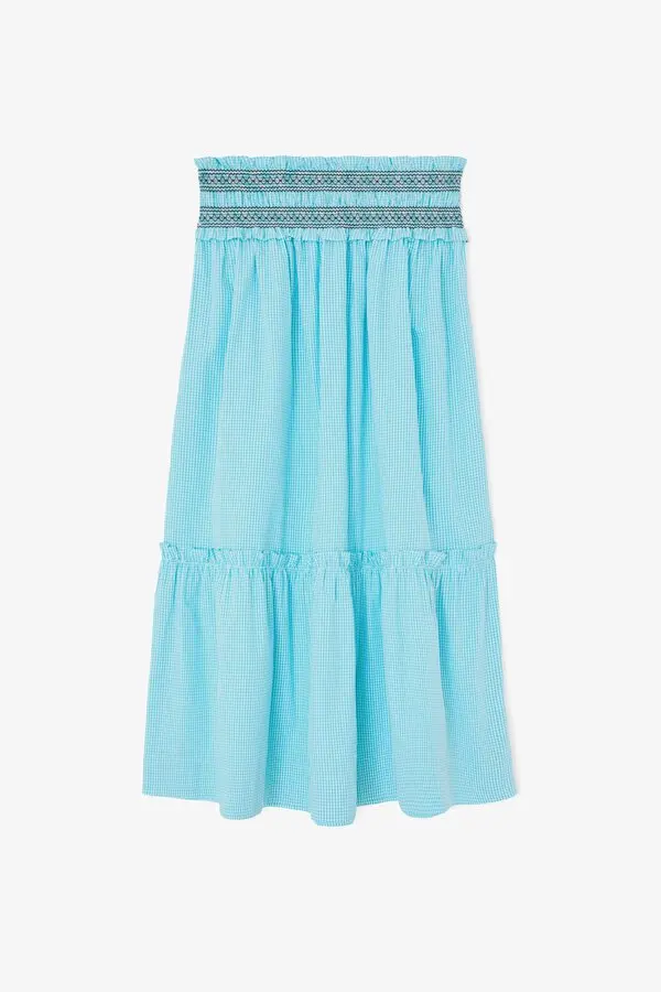 GANNI Convertible Gingham Skirt/dress