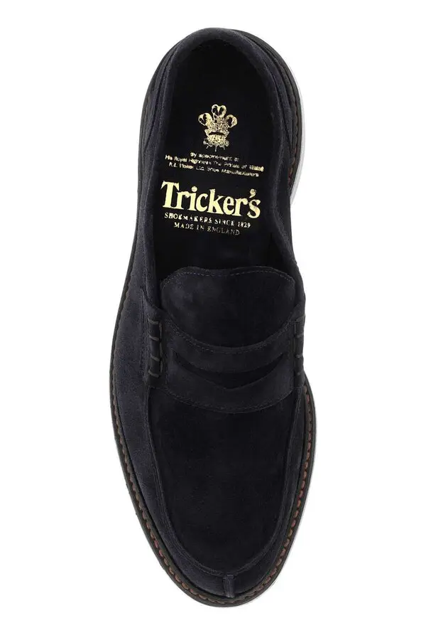 TRICKER'S Adam Almond-toe Loafers - Black