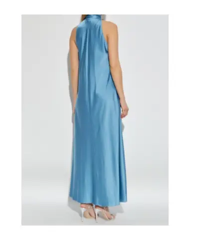 FORTE_FORTE Sleeveless Bow-neck Maxi Dress