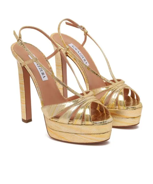 AQUAZZURA Aimée Platform Heeled Sandals