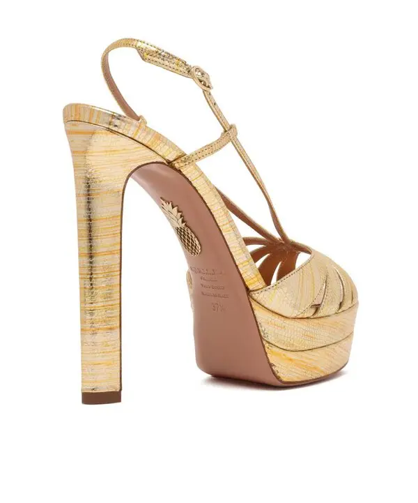 AQUAZZURA Aimée Platform Heeled Sandals